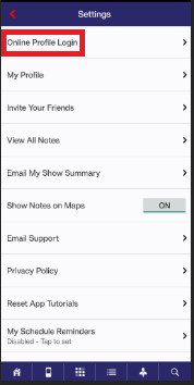 Online Profile Login – Core-apps